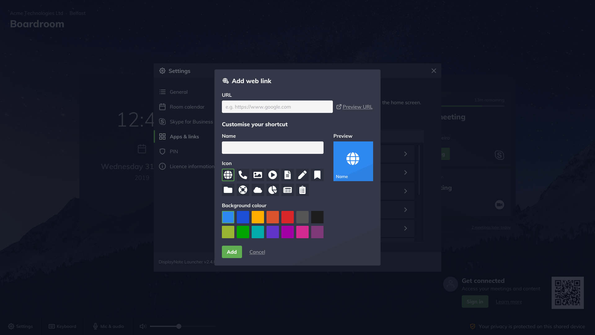 DisplayNote Launcher 1.5: Web apps, custom shortcuts, improved ...