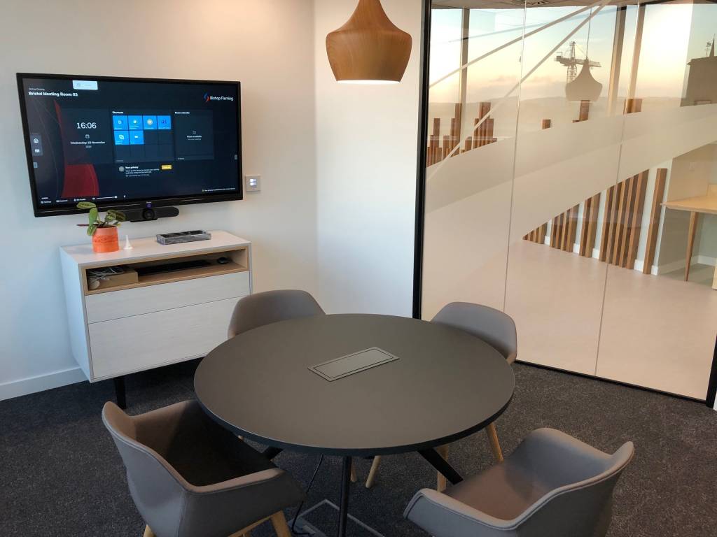 Facilitating hybrid meetings | Bishop Fleming + DisplayNote Launcher