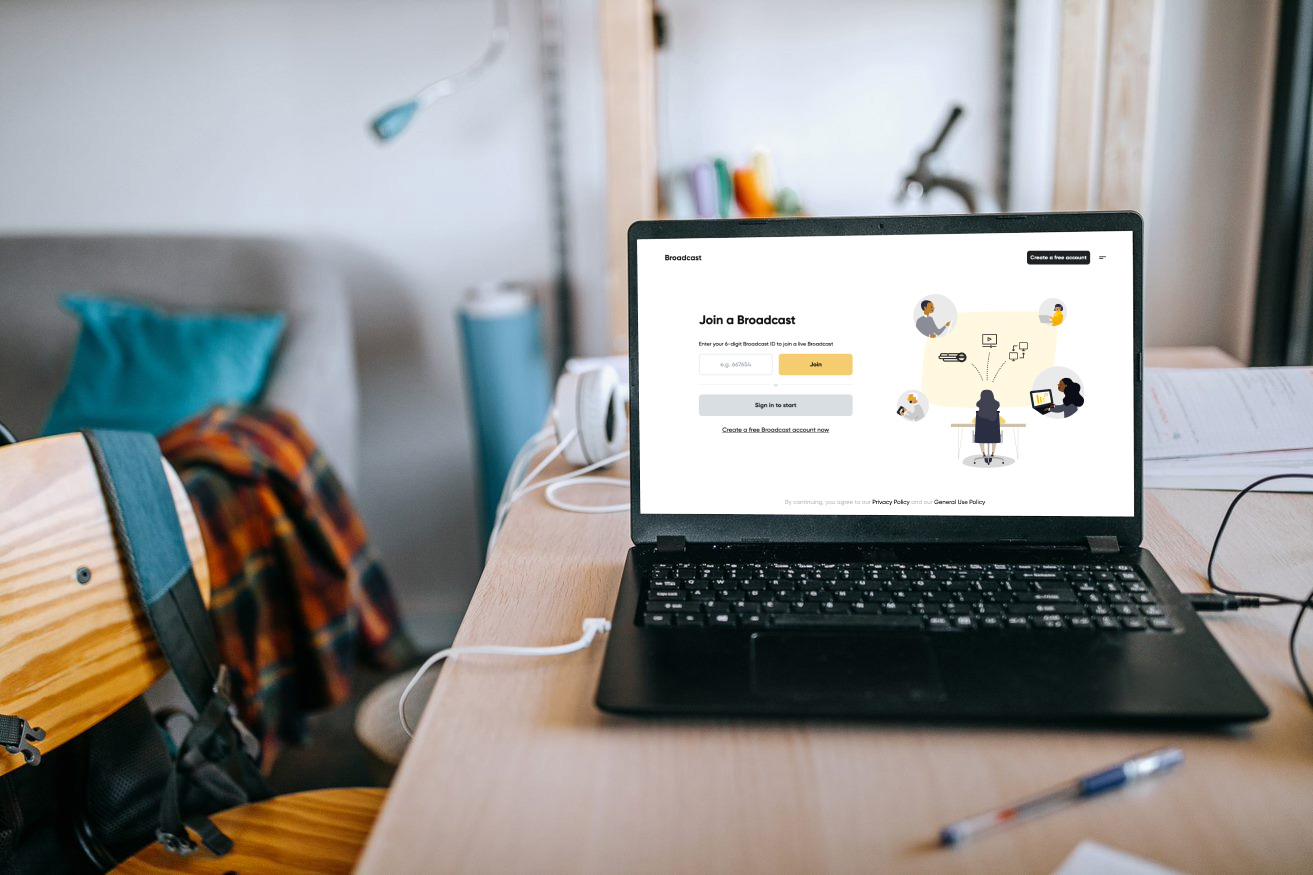 DisplayNote announces new web version of their screen sharing tool Broadcast - DisplayNote