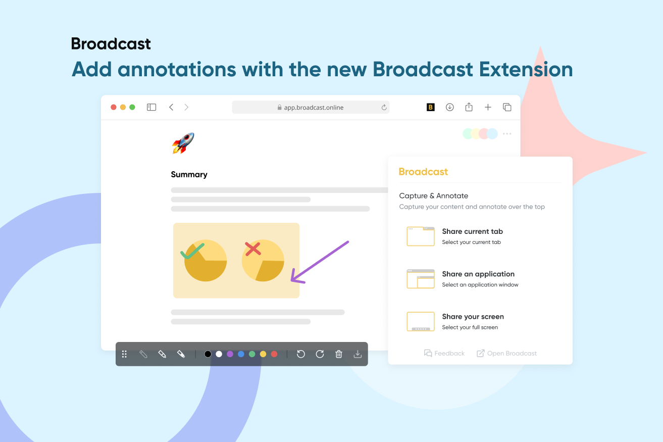 Broadcast update - Google Slides & Classroom integrations + new annotation tools - DisplayNote