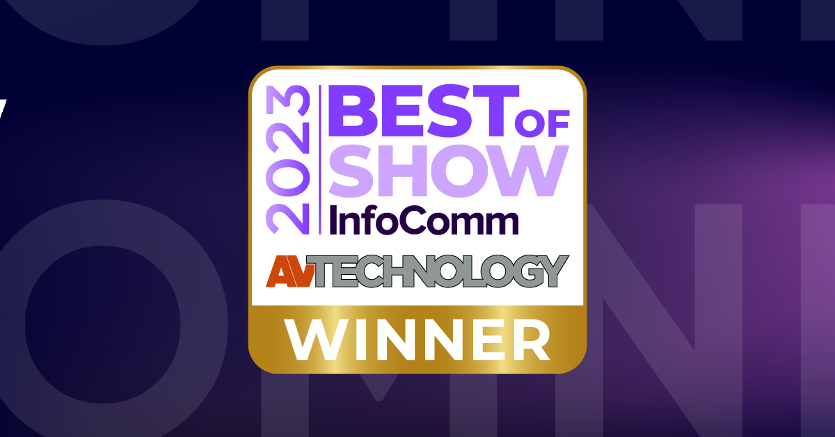 Winners of InfoComm 2023 Best in Show - DisplayNote